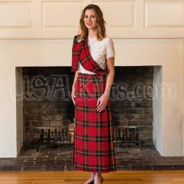 Hostess Skirt | Women's Ankle Length Tartan Kilts | USA Kilts