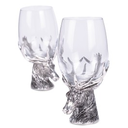 Highland Stag Wine Whisky Toasting Glass | USA Kilts