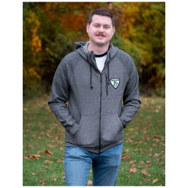 Grey Irish Hoodie | USA Kilts