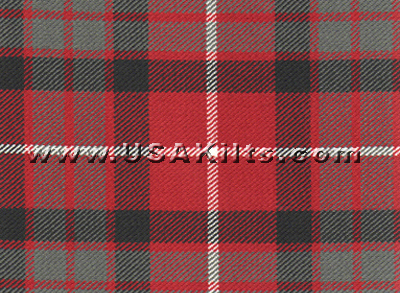 Fraser Red Muted | 13 - 16 oz. Wool | USA Kilts