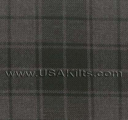 Grey Highlander | 13 - 16 oz. Wool | USA Kilts