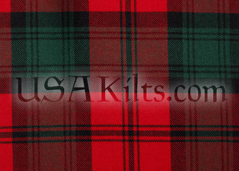 Kerr Red Modern | 13 - 16 oz. Wool | USA Kilts