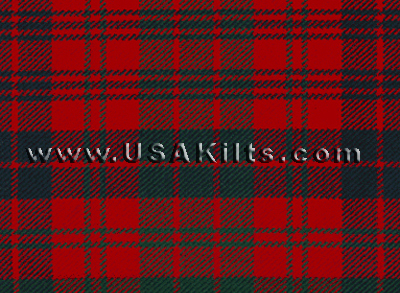 Ross Red Modern | 13 - 16 oz. Wool | USA Kilts
