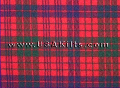 Ross Red Modern | 13 - 16 oz. Wool | USA Kilts