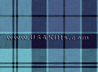 Strathclyde Blue Ancient | 13 - 16 oz. Wool | USA Kilts
